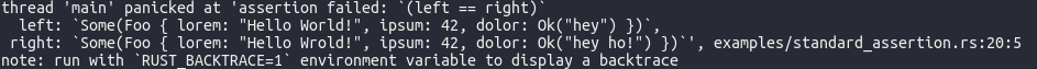 Pretty Assertions Rust Library Lib Rs