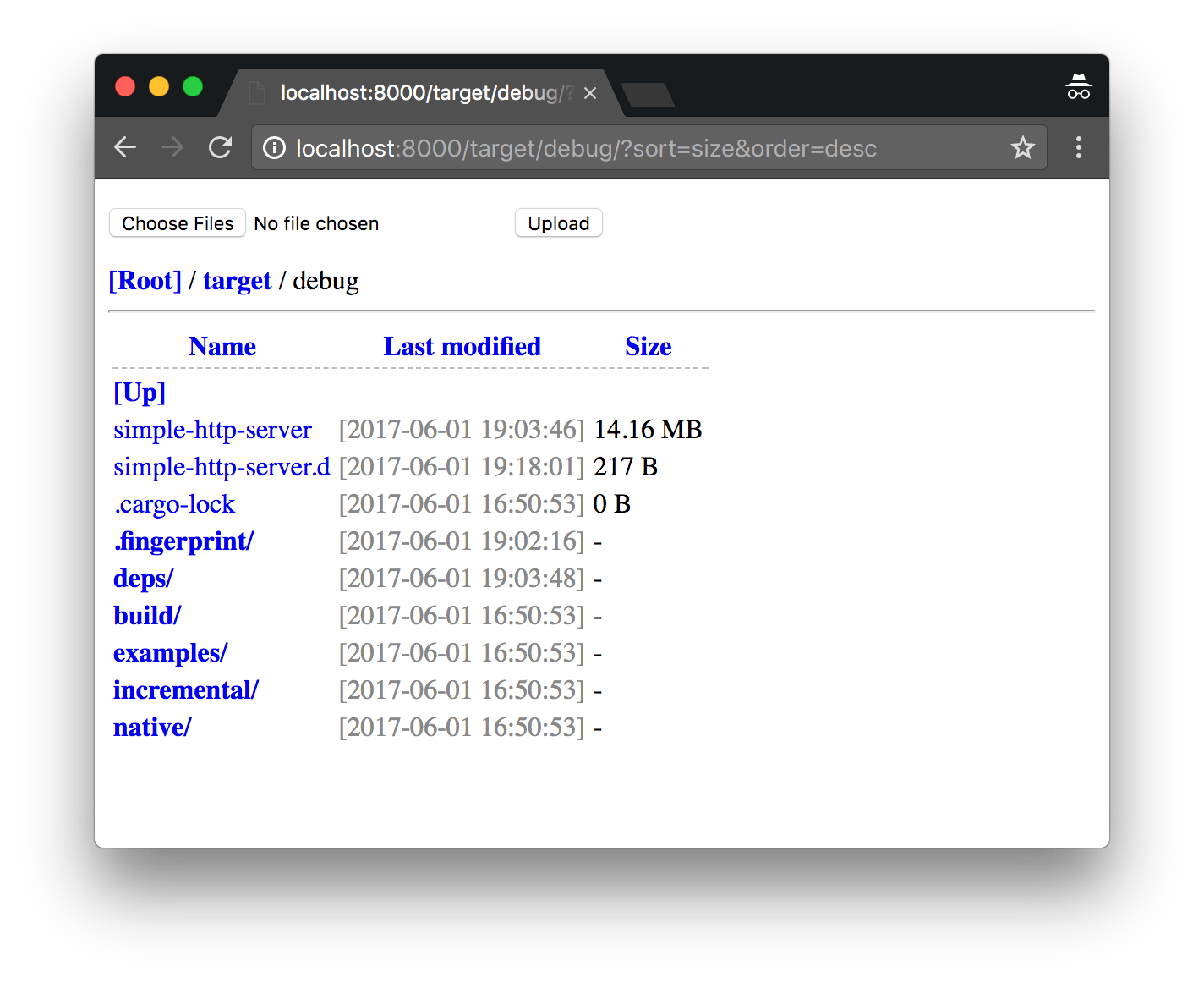 simple-http-server — Rust application // Lib.rs
