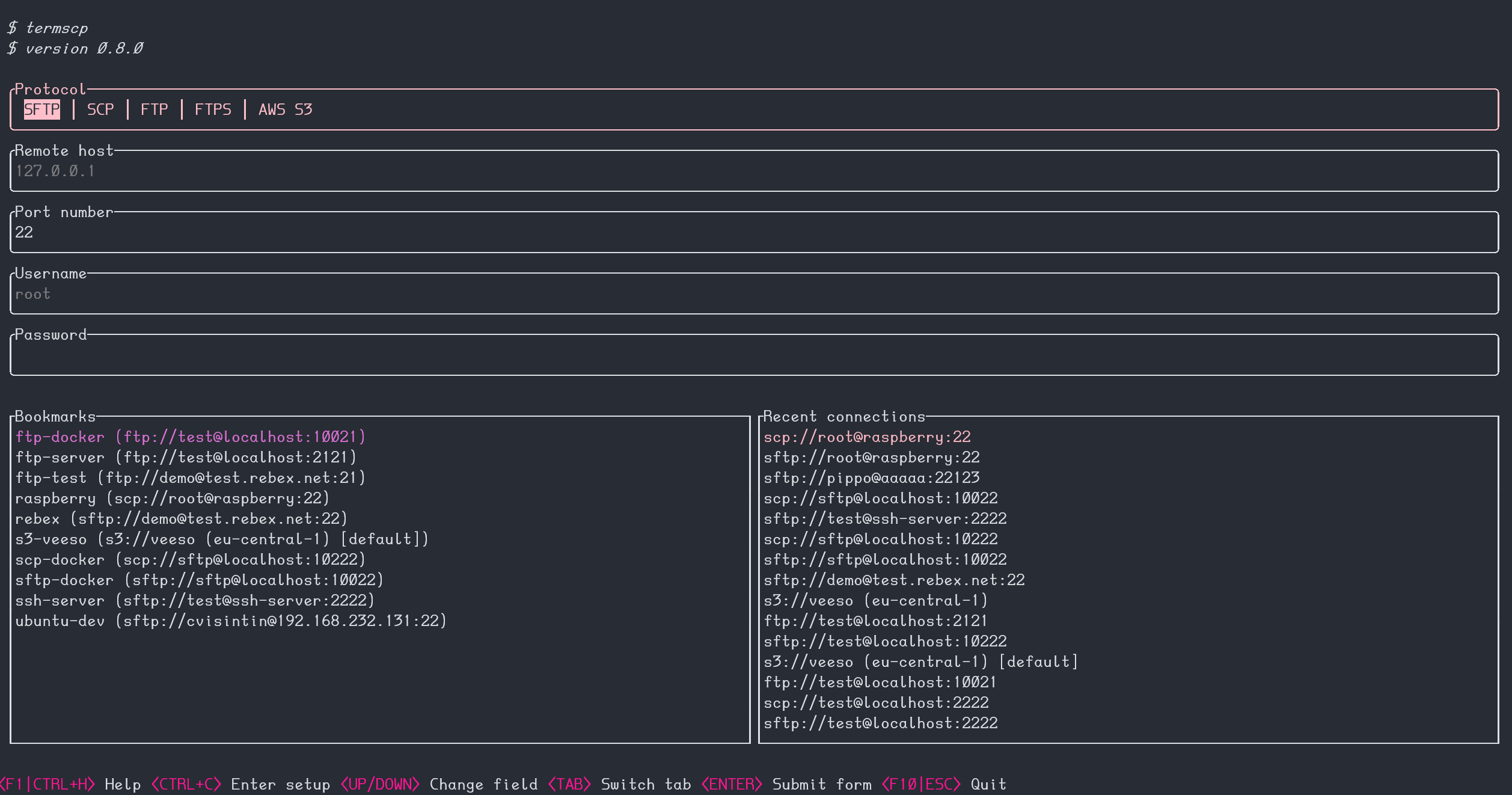 Termscp — Command Line Utility In Rust Lib Rs
