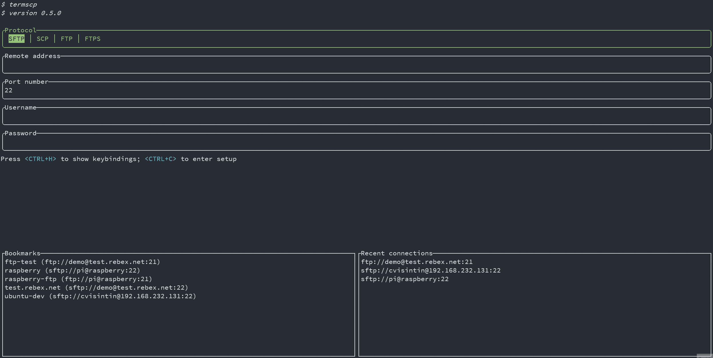 Termscp — Command Line Utility In Rust Lib Rs