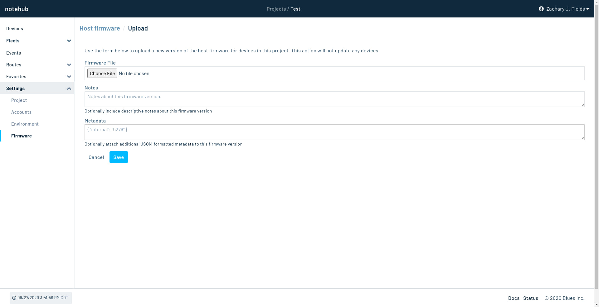 Notehub Walkthrough - Blues Wireless Developers